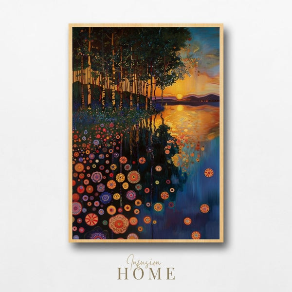 Sunset Magic by the Lakeside Forest – Infusion Home